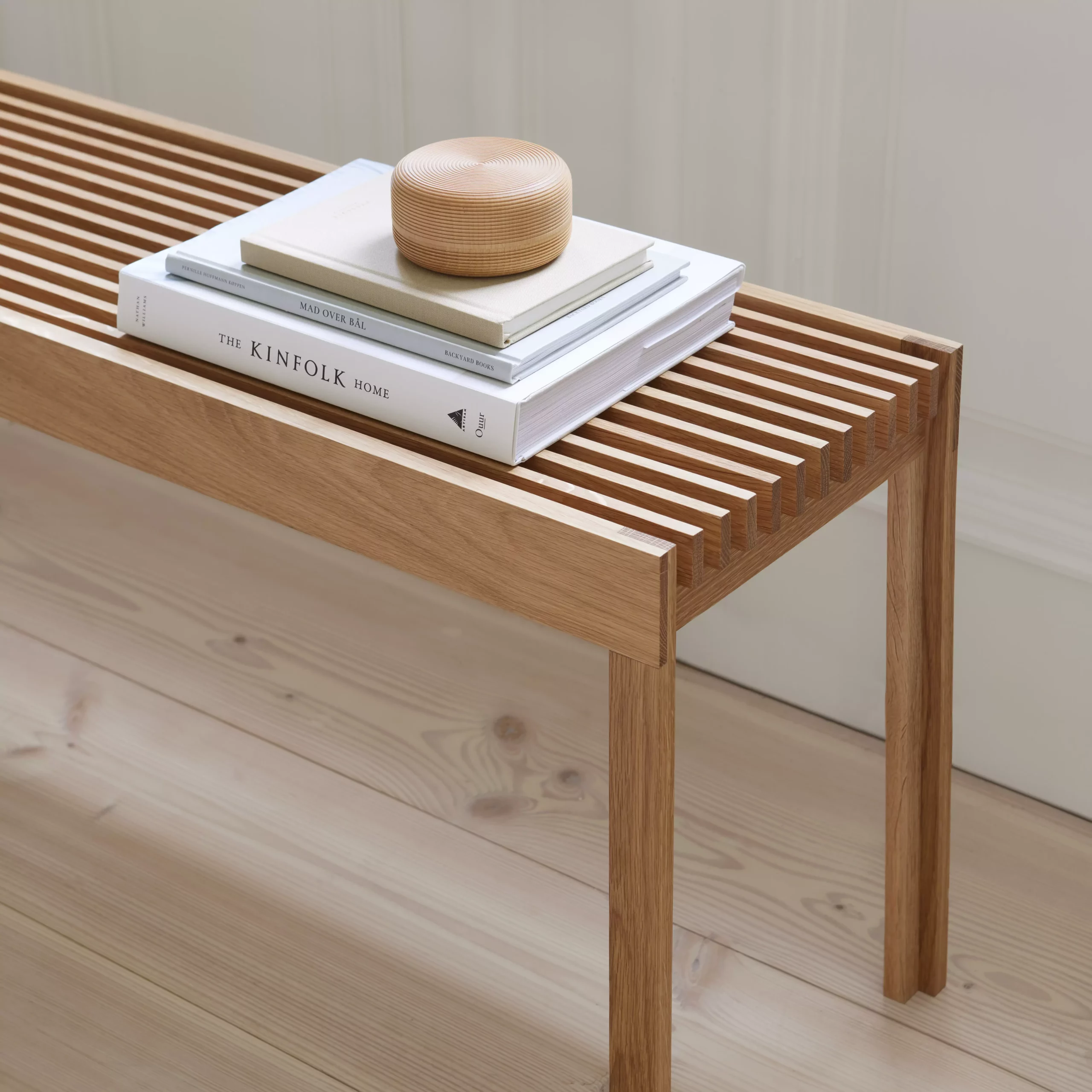 Oak Bench: Elegant Danish Design for Any Space