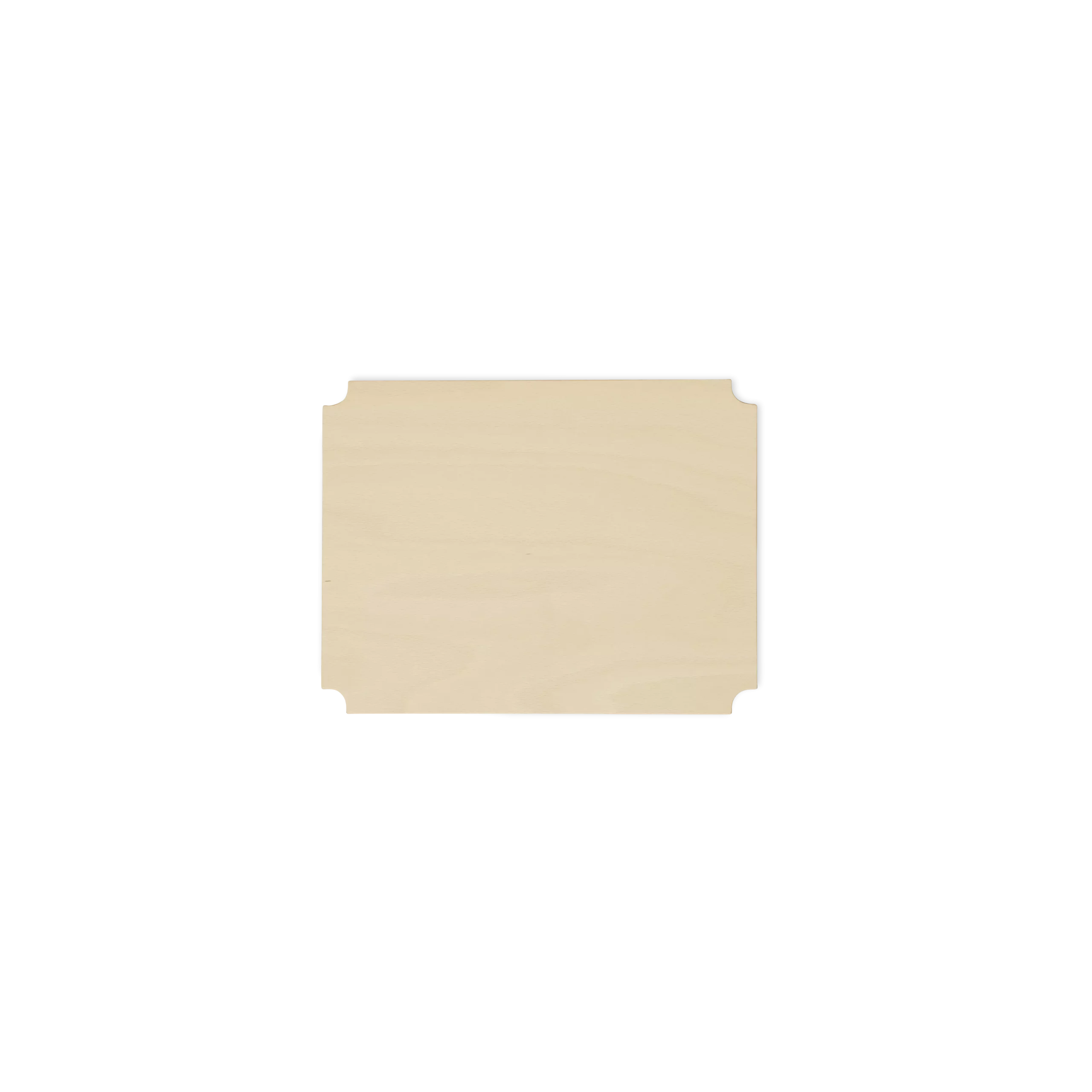 Beech Storage Box Lid - Medium Size for Home Office