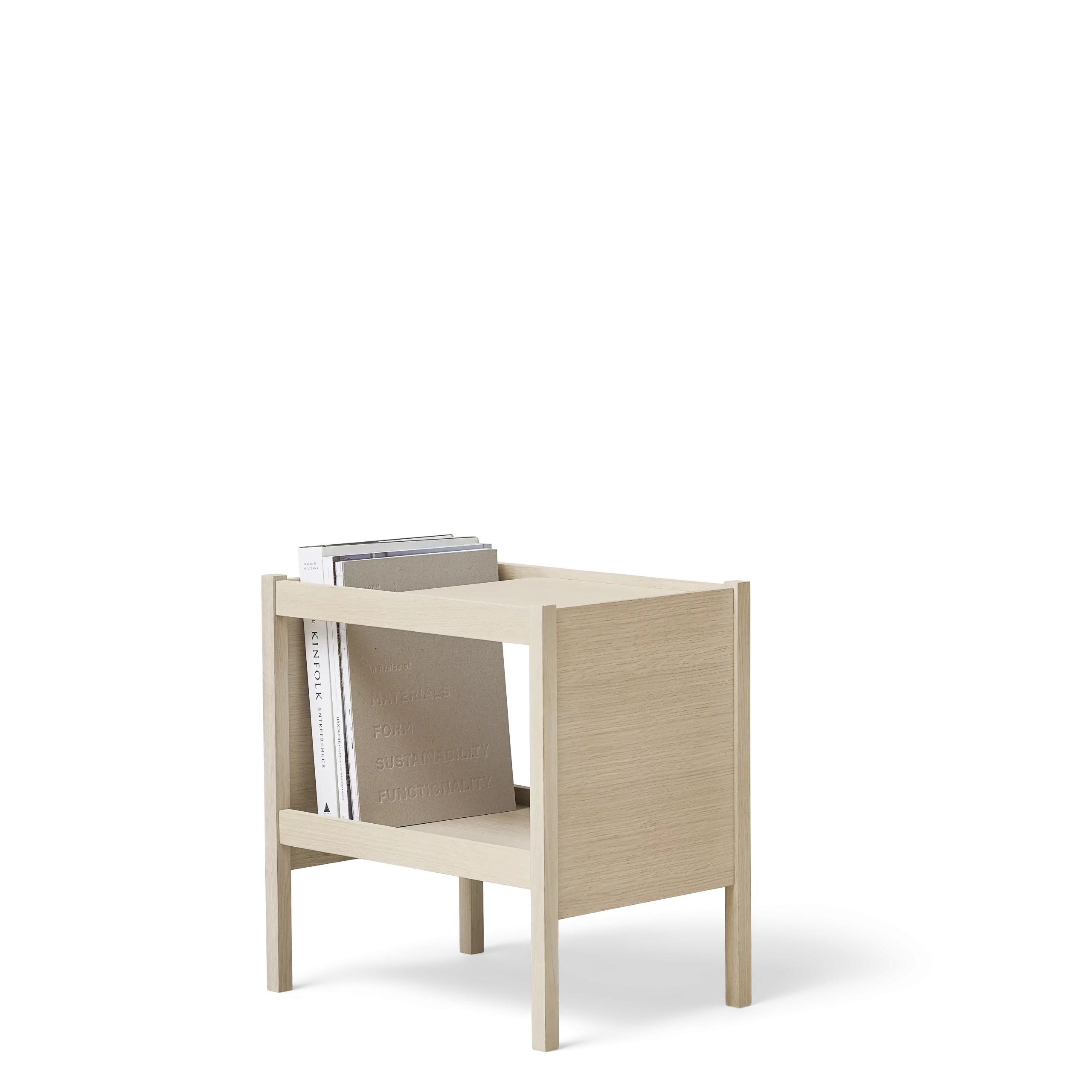 White Oak Side Table - European Solid Wood